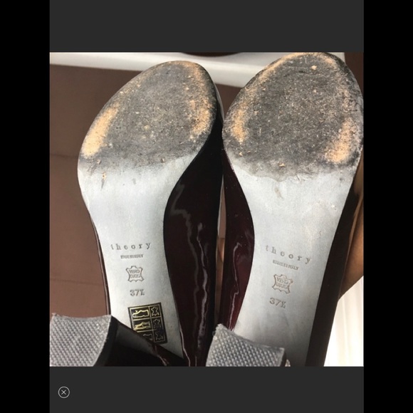 Theory | Shoes | Theory Patent Leather Made In Italy Heel Pumps | Poshmark